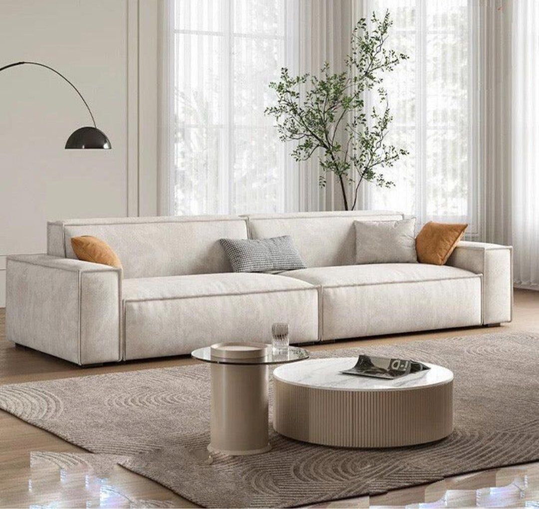 MERELLI Modern Leathaire Sofa – Radical Homes