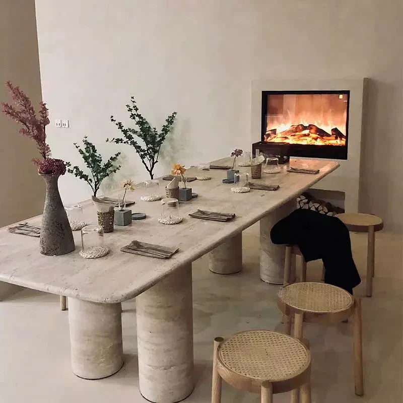 Travertine Dining Tables Singapore – Timeless Elegance – Radical Homes