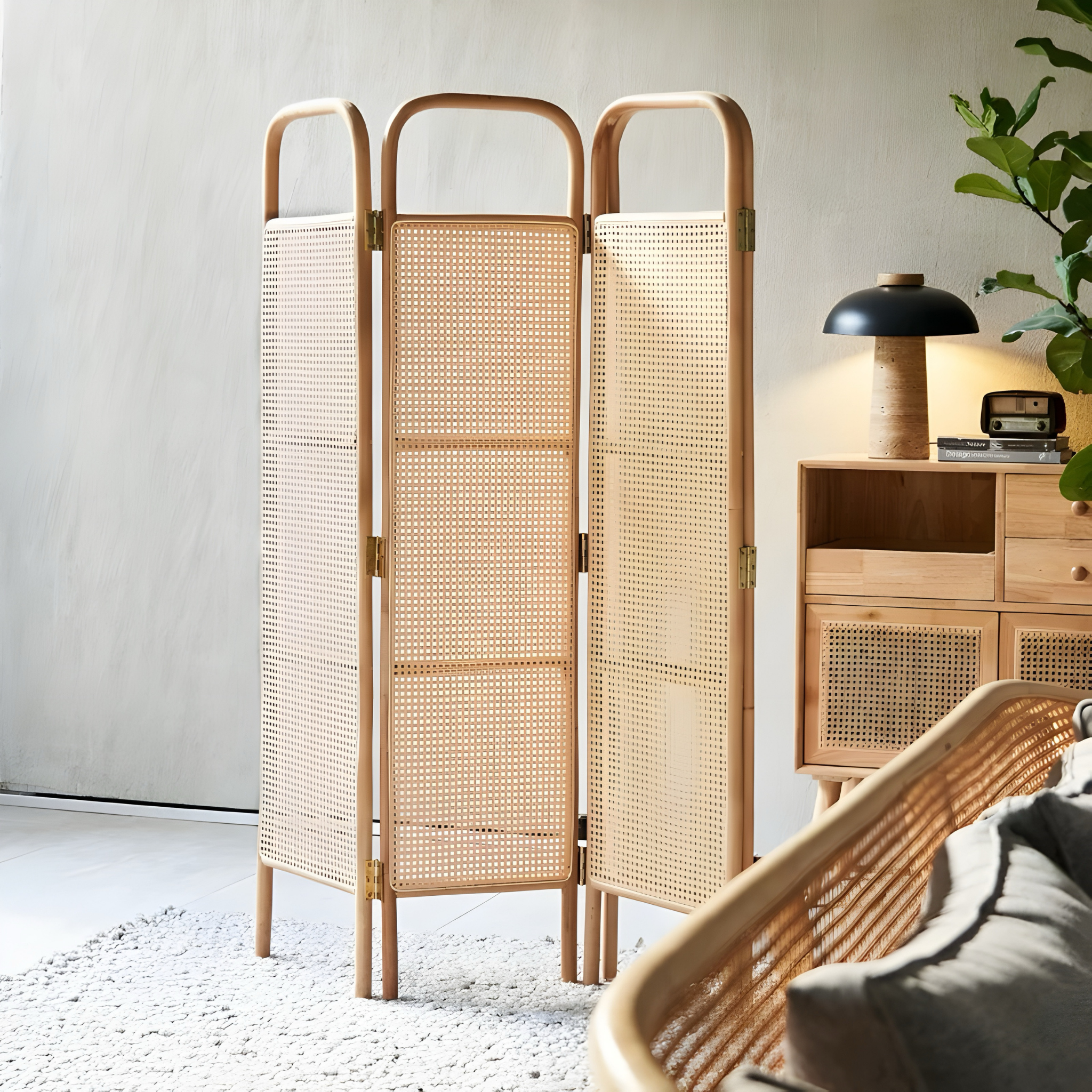 SORA Rustic Rattan Partition – Radical Homes