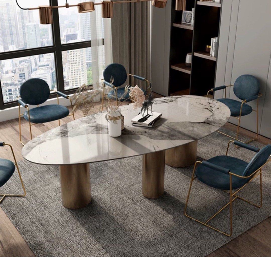 HARVEY Modern Marble Dining Table – Radical Homes