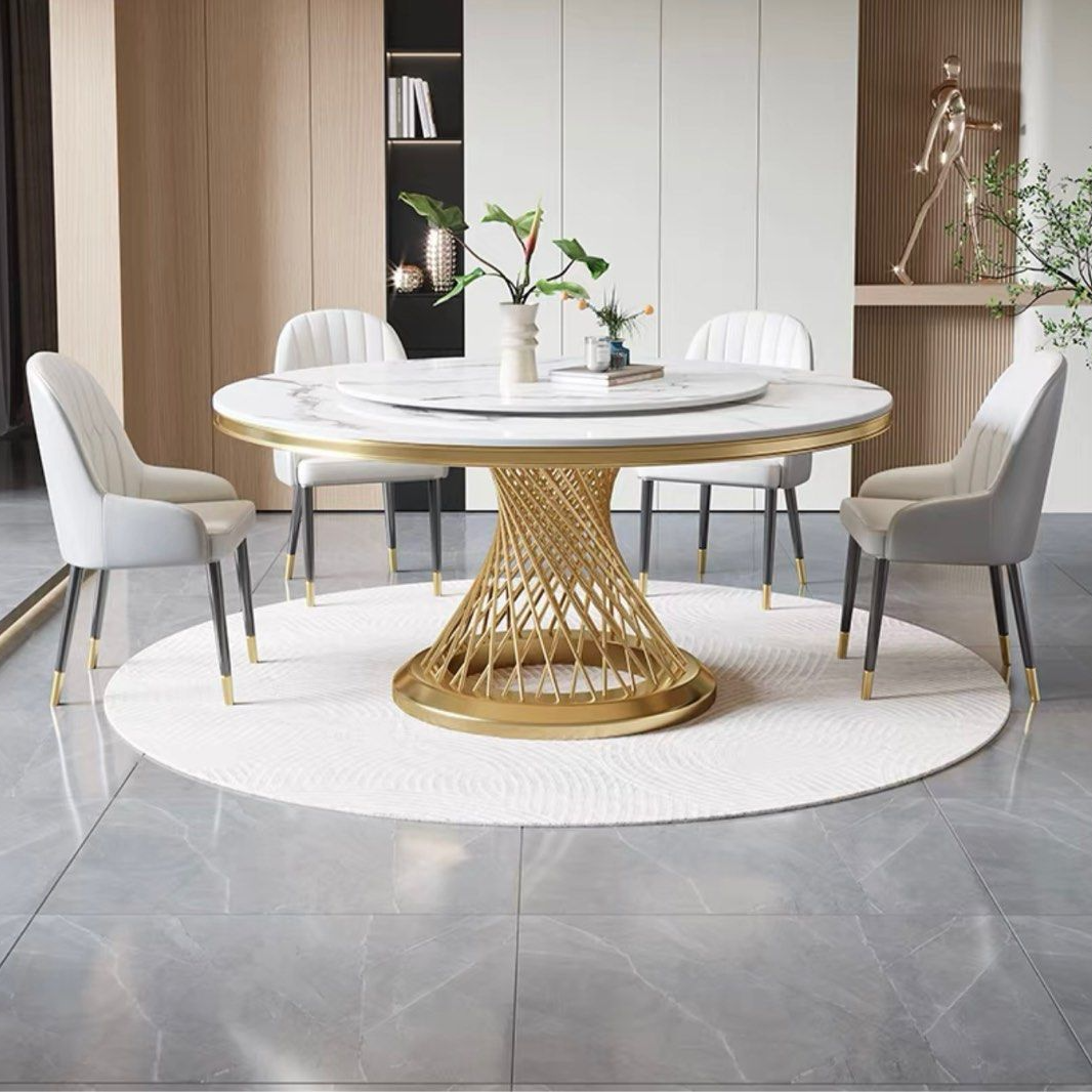 DURHAM Modern Round Marble Dining Table – Radical Homes
