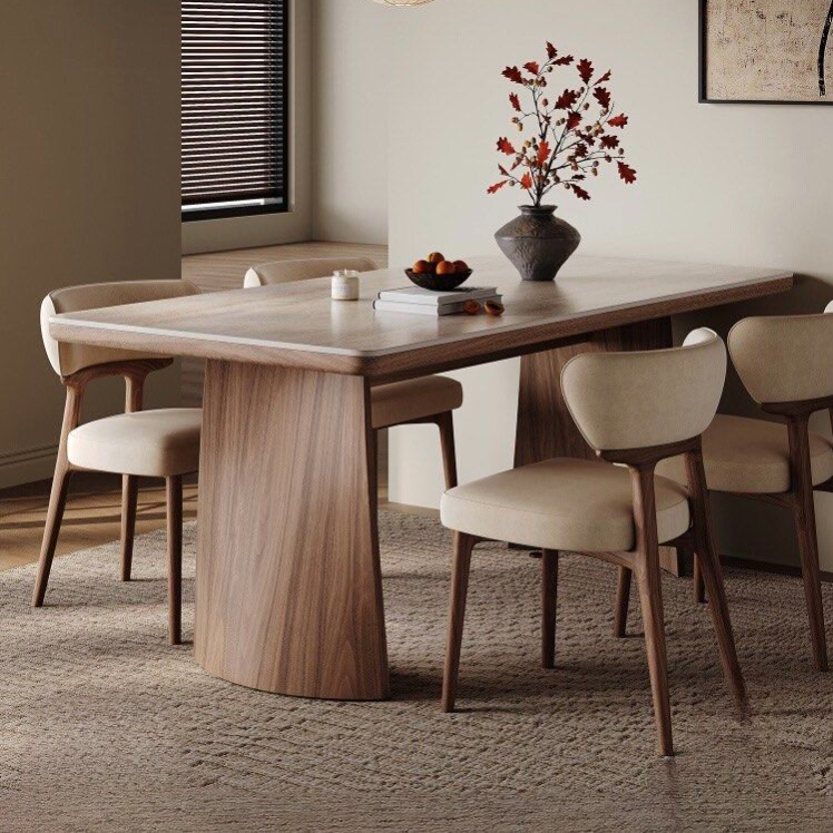 BAXTER Modern Travertine Dining Table – Radical Homes