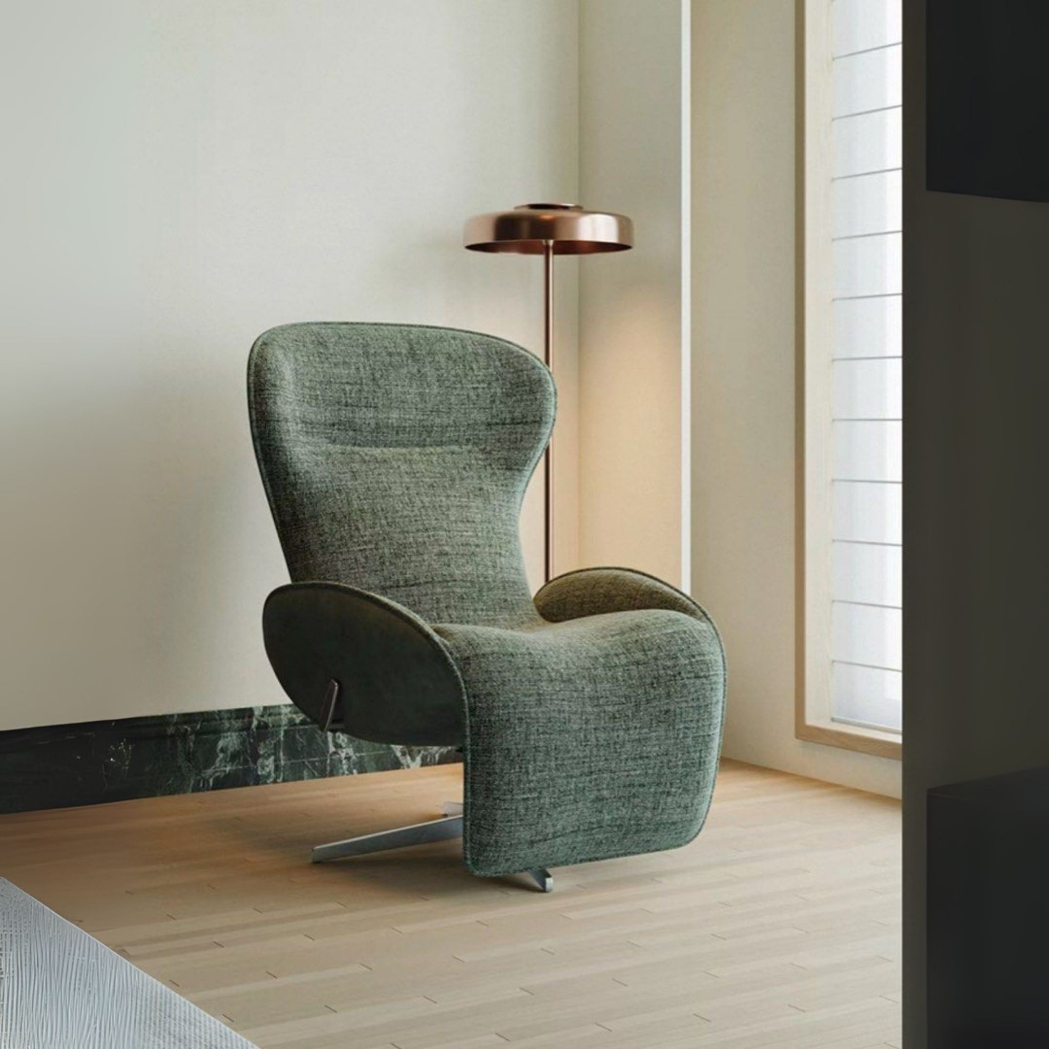 GRACE Modern Extendable Rotating Lounge Chair – Radical Homes