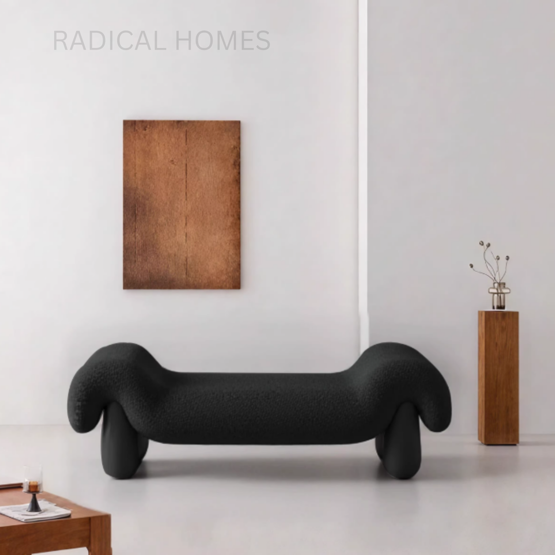 UNARA Modern Boucle Bench – Radical Homes