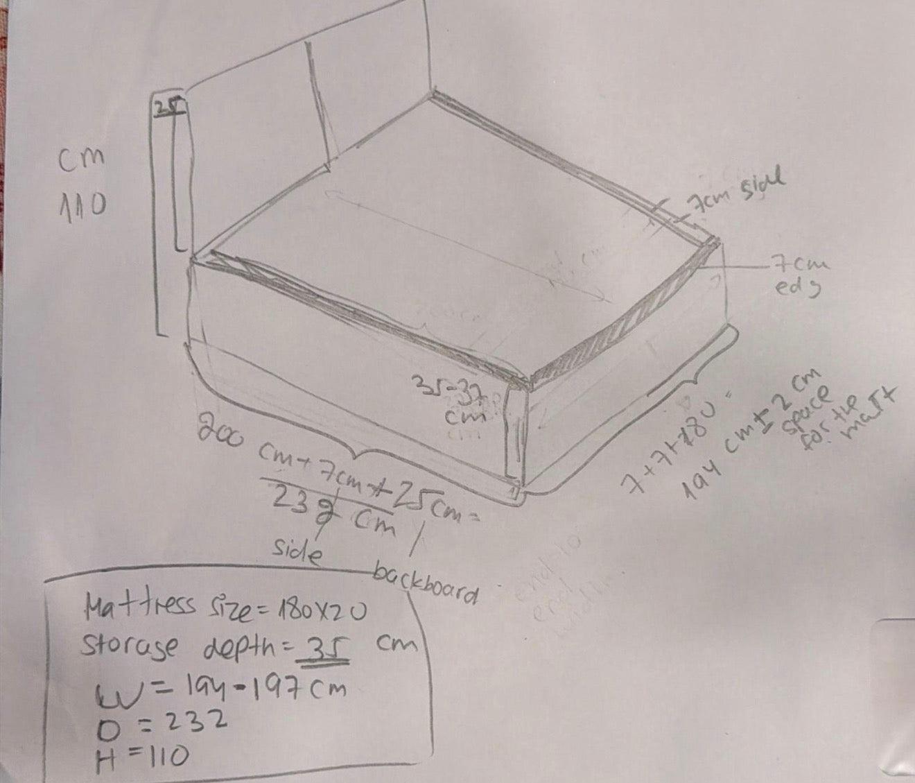 CUSTOM Bedframe – Radical Homes