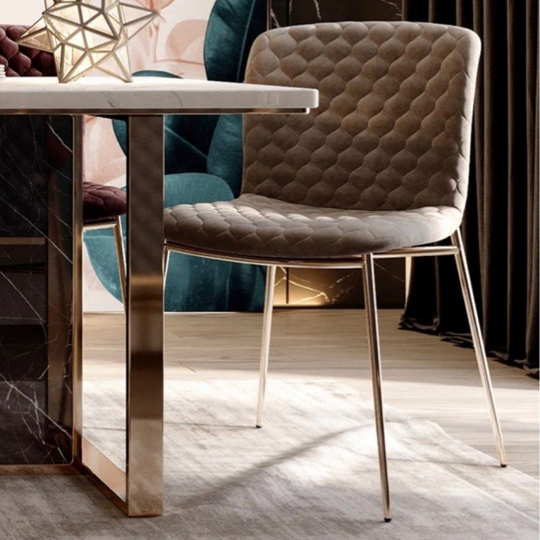 LARF Luxurious Velvet Dining Chair – Radical Homes