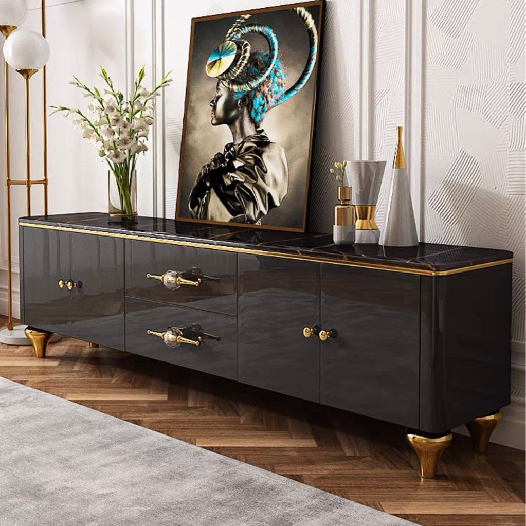 ELRAN Modern Sintered Stone TV Console – Radical Homes