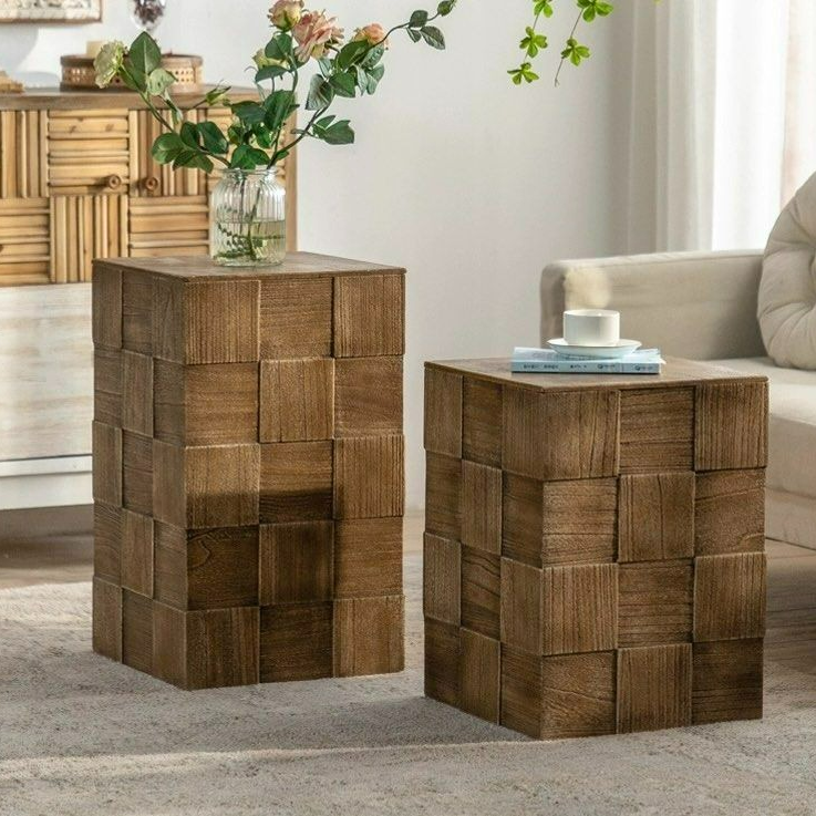 MARNEUS Rustic Storage Side Table – Radical Homes