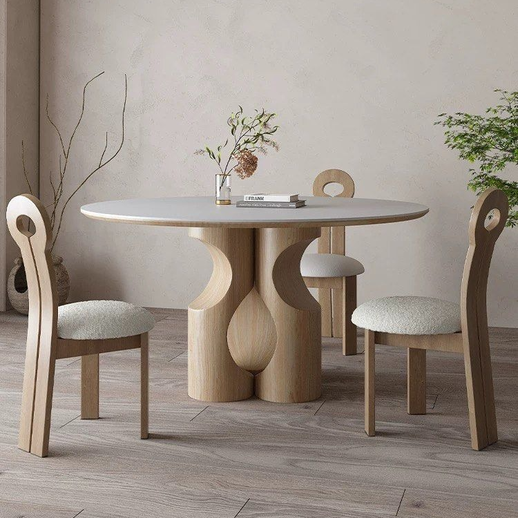 NYRA Modern Sintered Stone Round Dining Table – Radical Homes