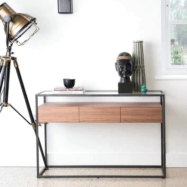 BARRETT Industrial Console Table – Radical Homes