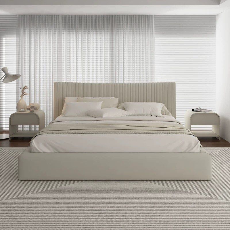 EOSE Modern Leather Bedframe – Radical Homes