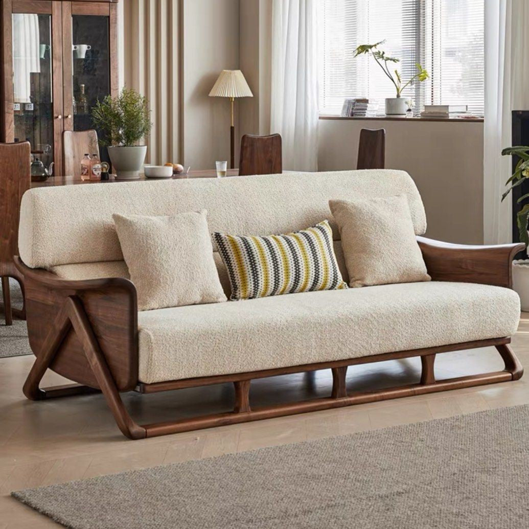 VERNISCA Rustic Fabric Sofa – Radical Homes