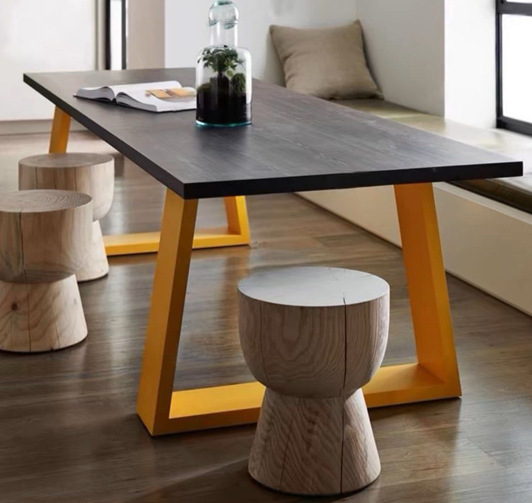 ELSPETH Contemporary Solid Wood Dining Table – Radical Homes