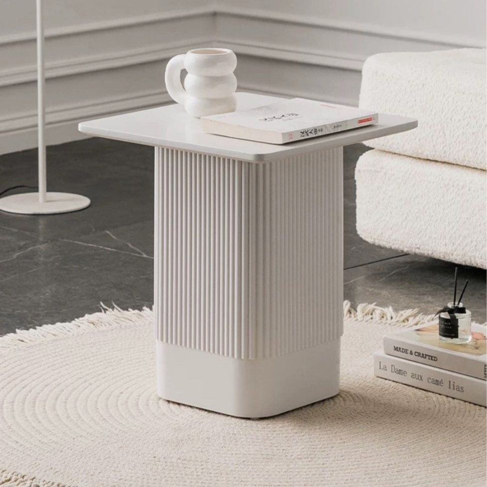 NEO Modern White Side Table – Radical Homes
