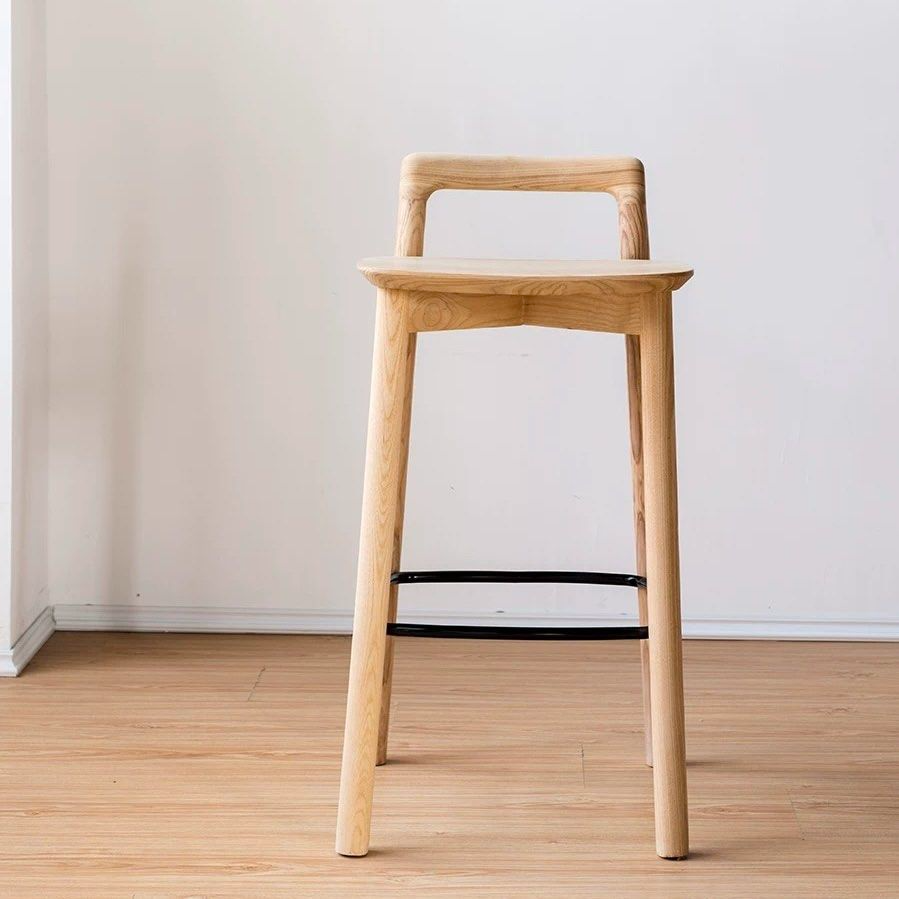 GAREN Japandi Solid Wood Bar Stool – Radical Homes