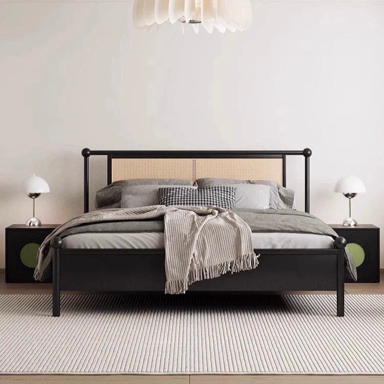 JOWIN Rustic Rattan Bedframe – Radical Homes