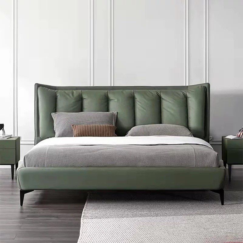 JUDE Modern Leather Bedframe – Radical Homes