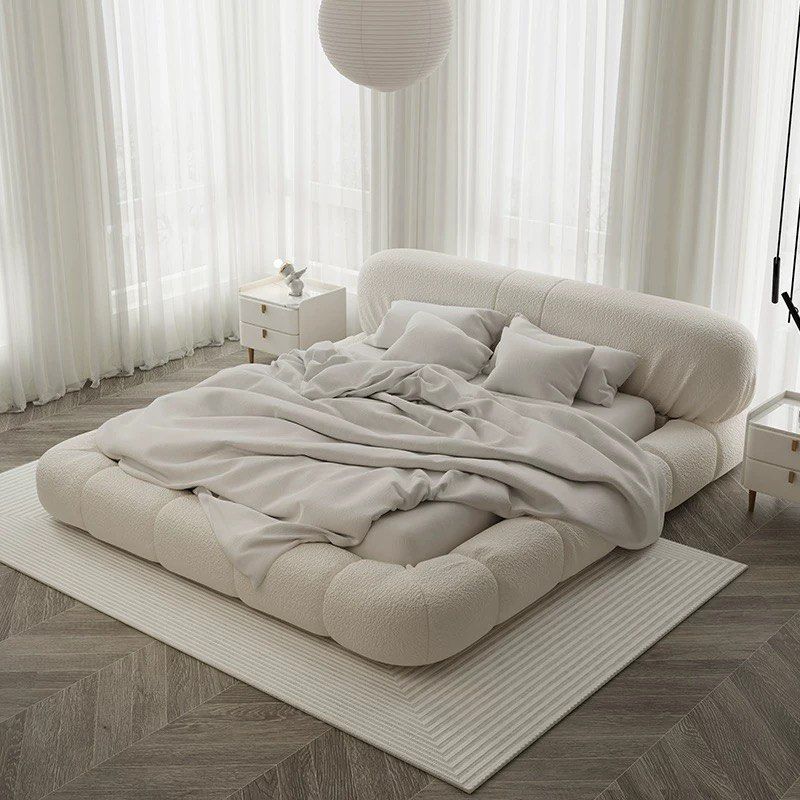 LAMAR Modern Boucle Bedframe – Radical Homes