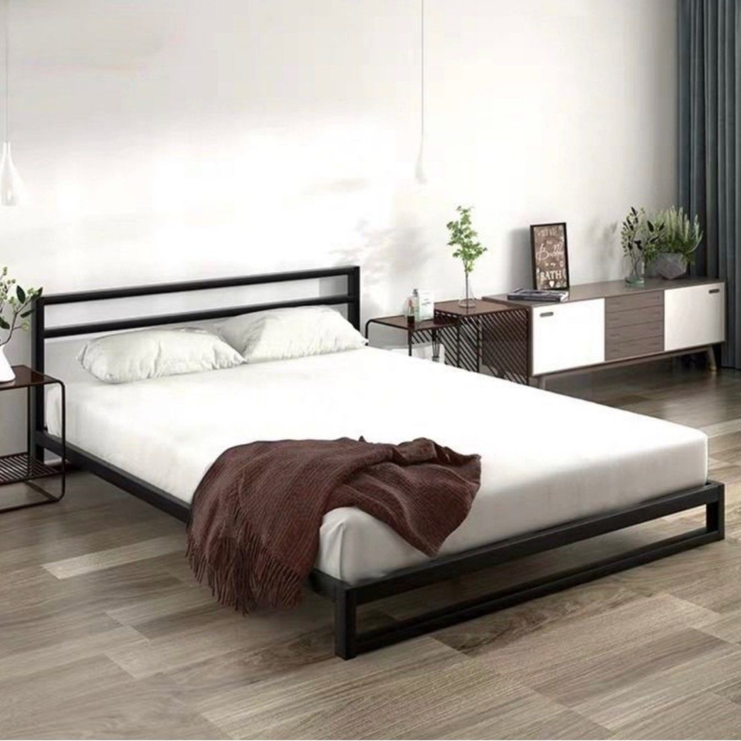 LESO Minimalistic Metal Bedframe – Radical Homes