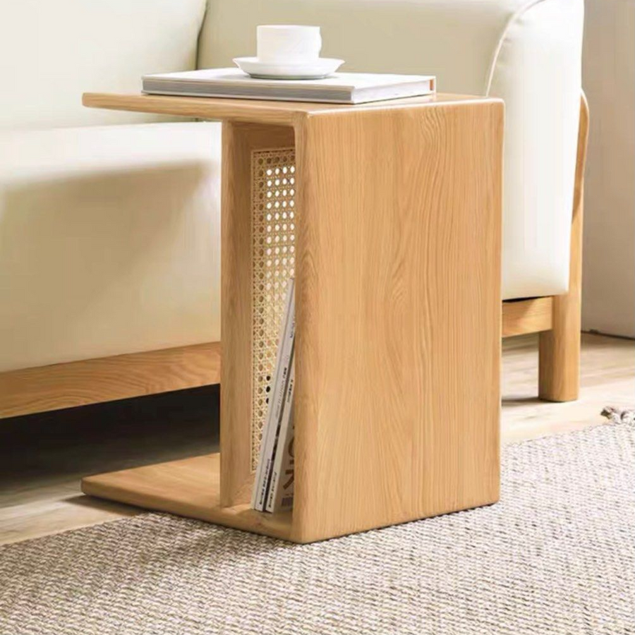 RITA Modern Oak Wood Storage Side Table – Radical Homes