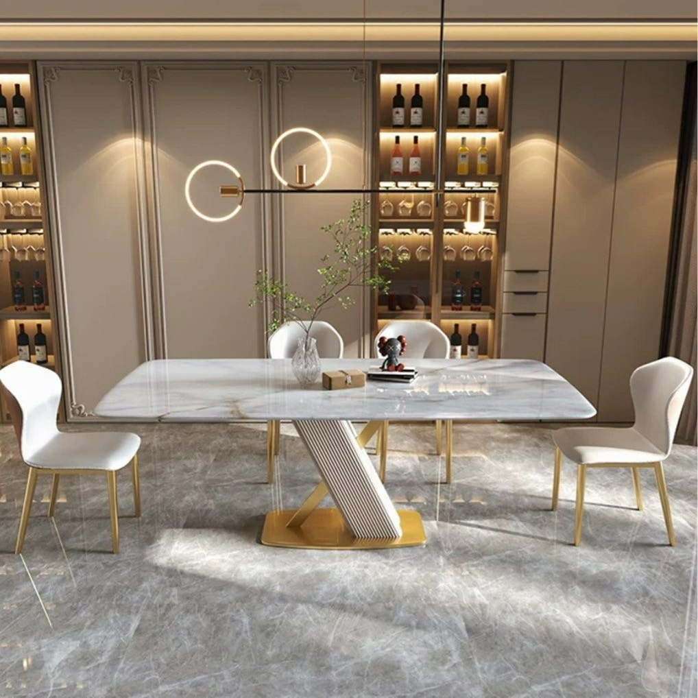 HUGHES Modern Marble Dining Table – Radical Homes