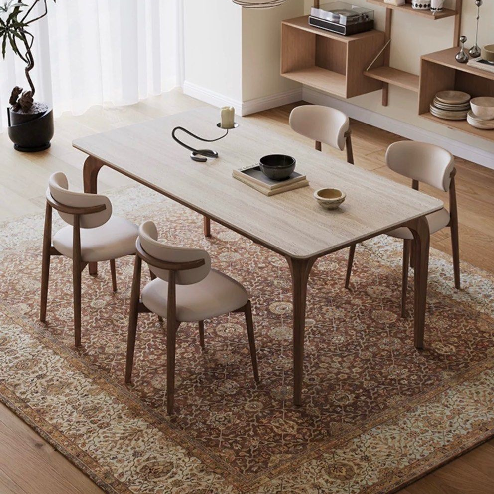 YONAS Modern Travertine Dining Table – Radical Homes