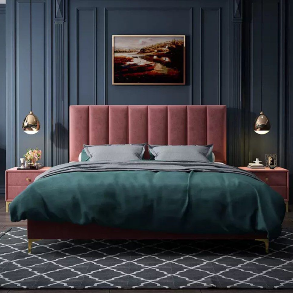 MARGOT Modern Velvet Bedframe – Radical Homes