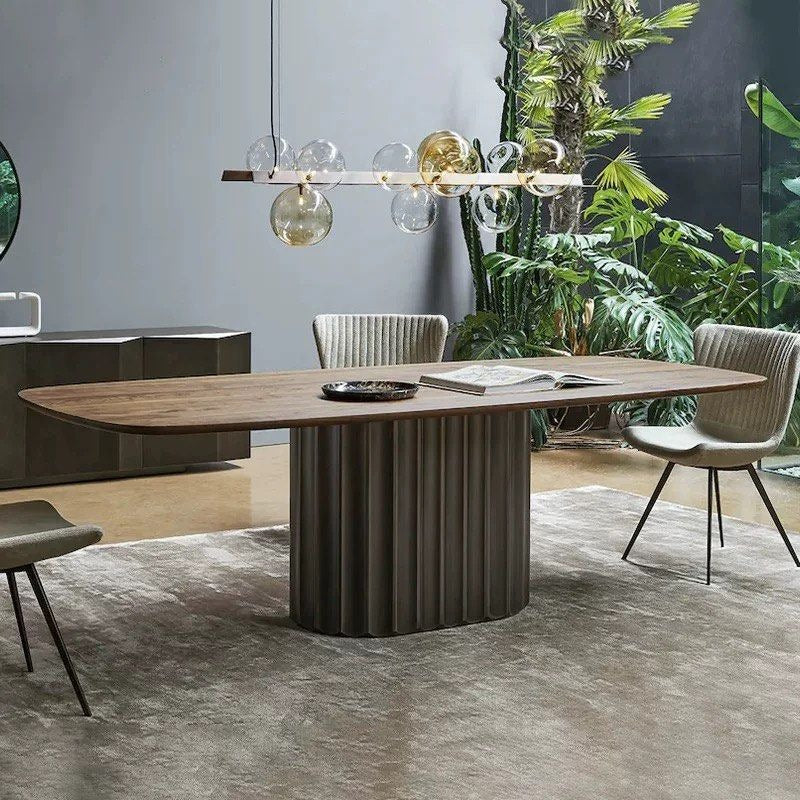 GRAYSON Modern Solid Wood Dining Table – Radical Homes