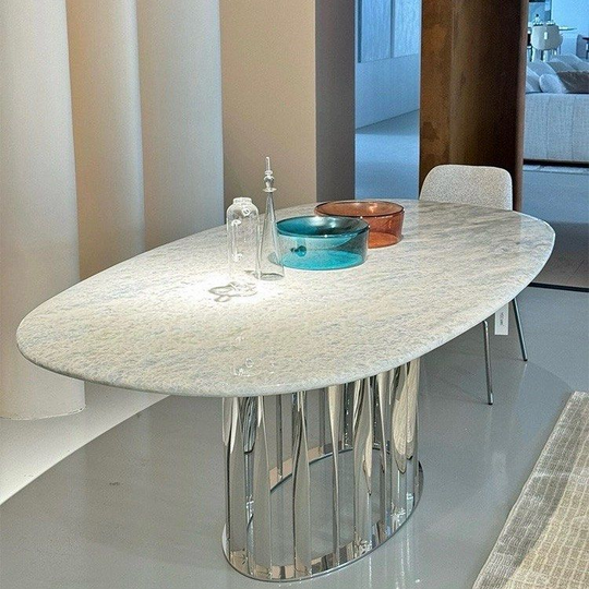 NORRIS Modern Marble Dining Table – Radical Homes