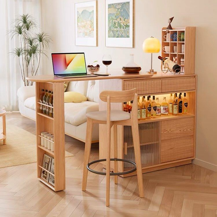 EKALE Modern Extendable Bar Table Cabinet – Radical Homes