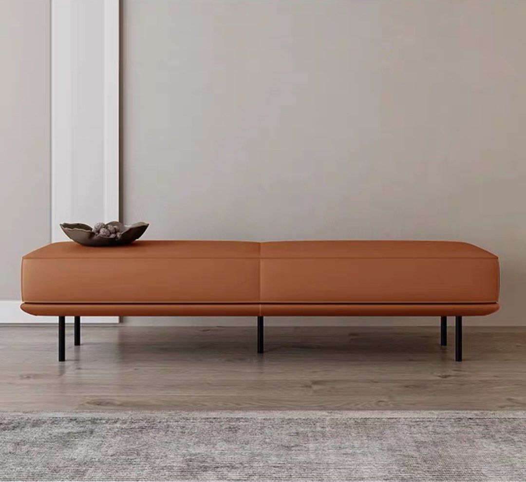 ELIO Modern Leather Bench – Radical Homes