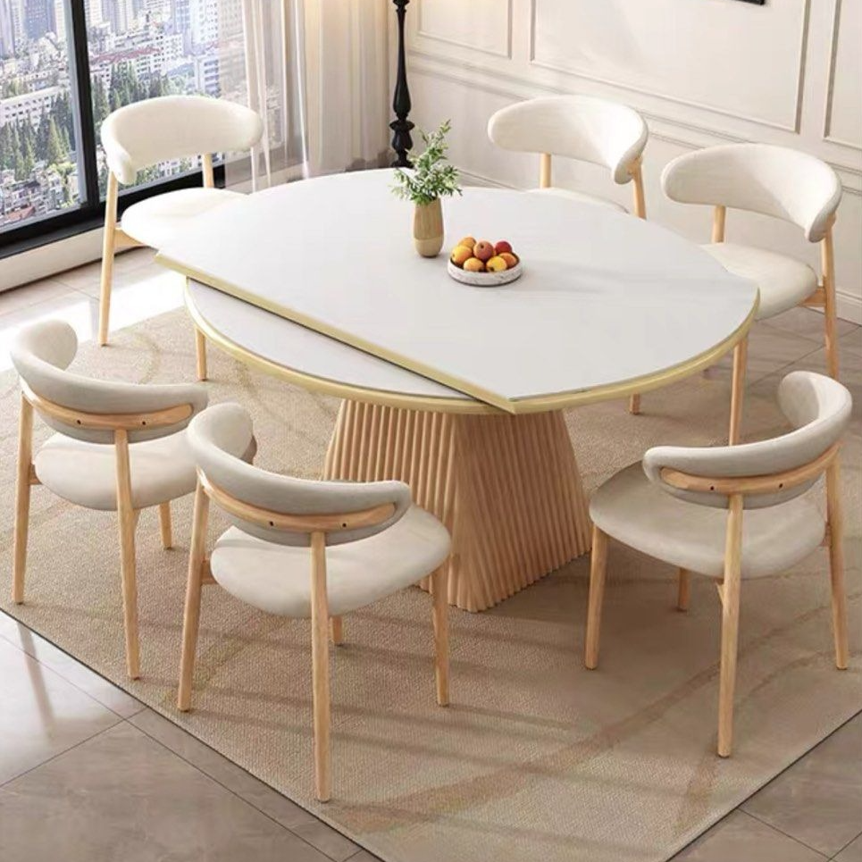 JAXON Japandi Round Sintered Stone Dining Table – Radical Homes