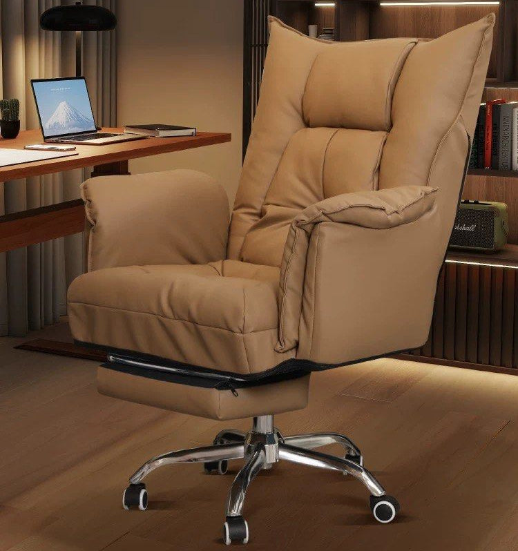 REINHARD Modern Ergonomic Leather Study Chair – Radical Homes