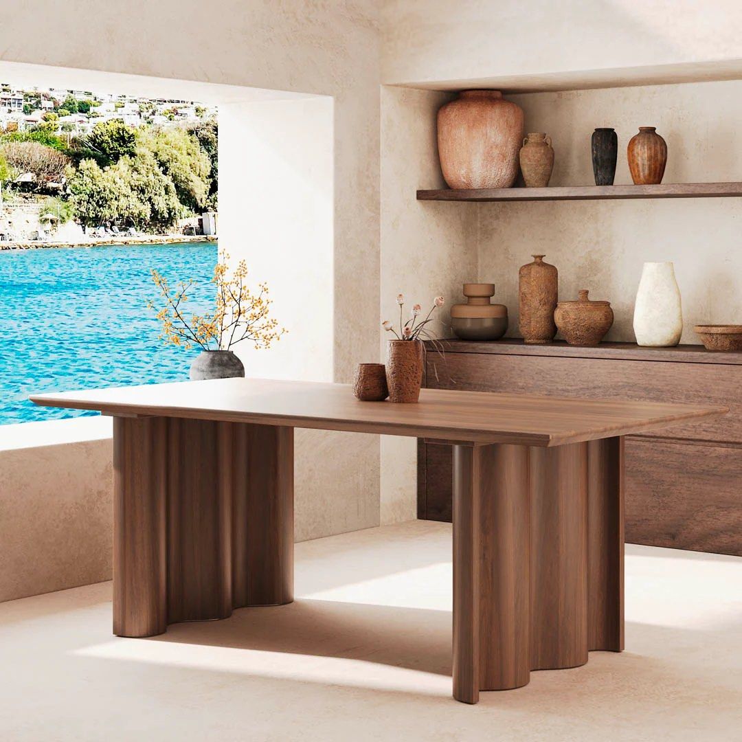 RUO Modern Solid Wood Dining Table – Radical Homes
