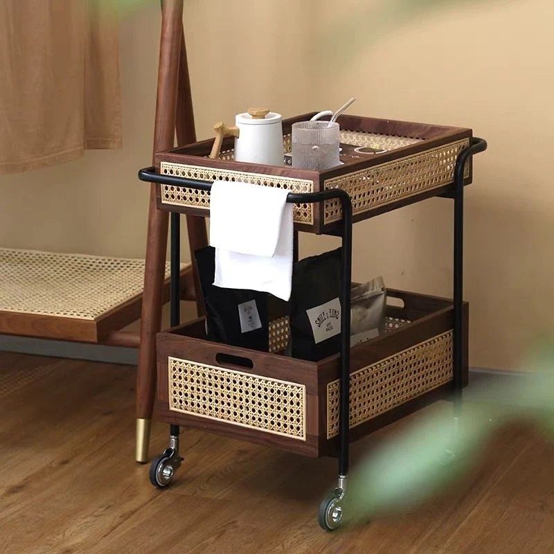 SINCER Rattan Bar Cart – Radical Homes