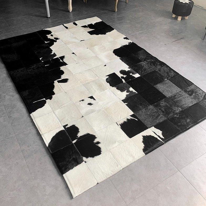 HEMNES Modern Cowhide Leather Rug – Radical Homes