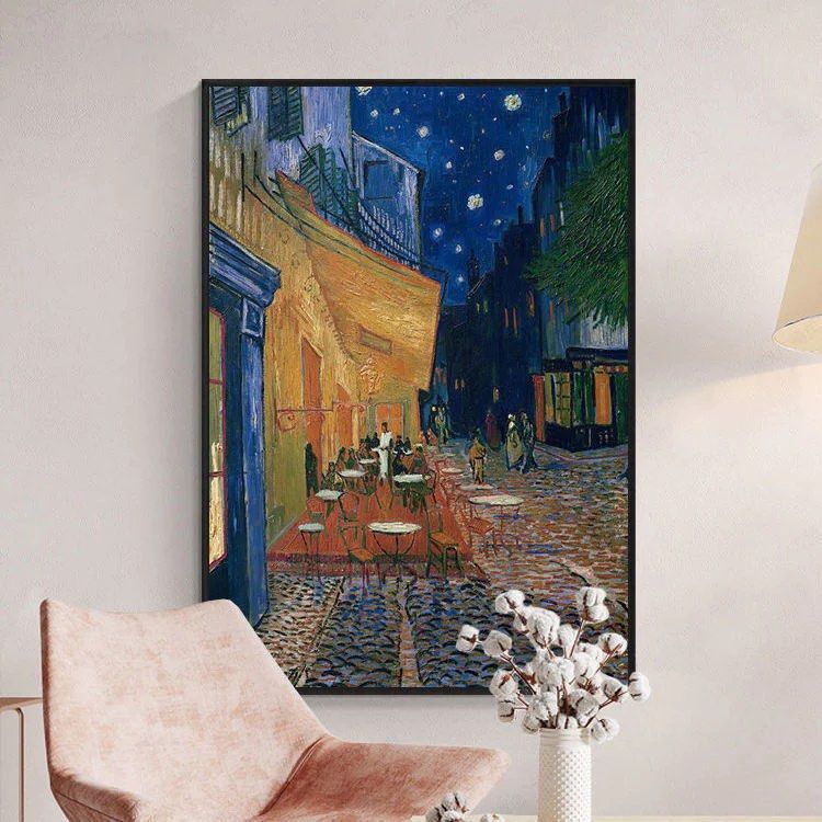 The Café Terrace at Night Oil Painting – Radical Homes