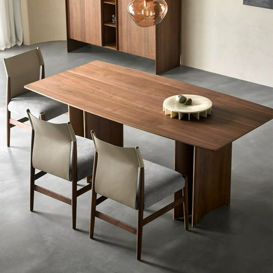 PALIC Rustic Walnut Dining Table – Radical Homes