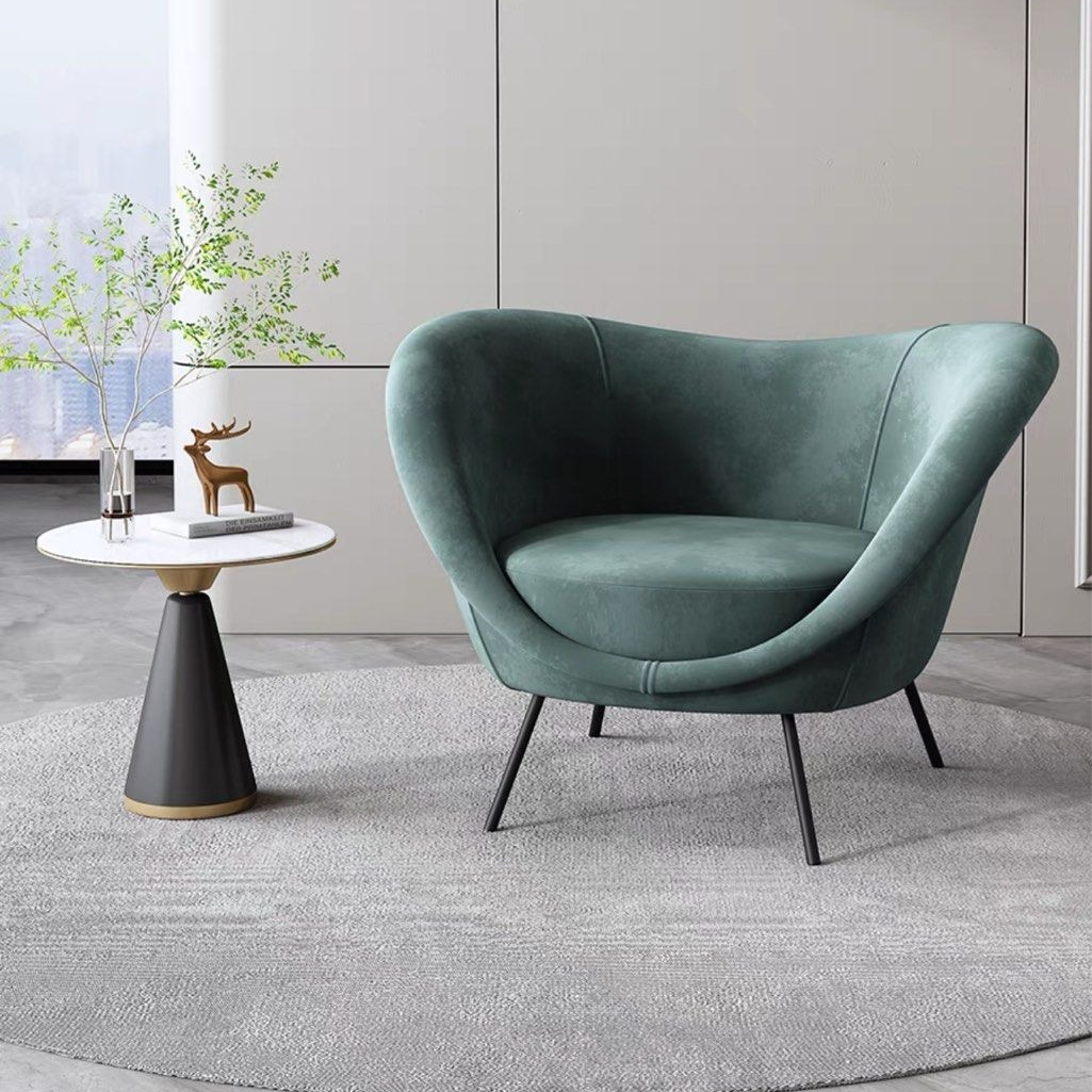 BEATRICE Modern Velvet Lounge Chair – Radical Homes