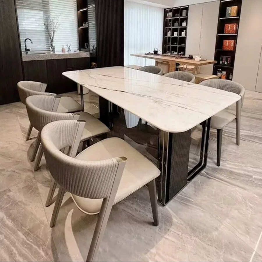 ANGULO Modern Marble Dining Table – Radical Homes